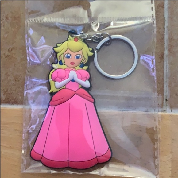 Boutique | Accessories | Princess Peach Keychain Bag Charm | Poshmark